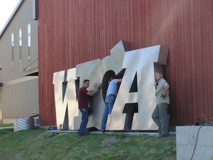 HEAVY METAL WORKS: Steel Letter Project - Whidbey Island Center For The ...