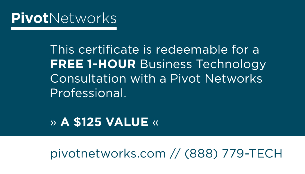 The Pivot Portal: A Technology Blog from Pivot Networks