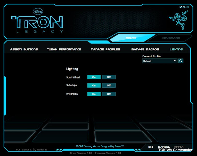 Razer TRON Legacy Gaming Mouse 買ってみた