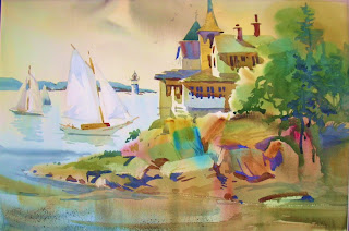 Carol Jessen's Watercolor World: October 17 - Arbitrary Color