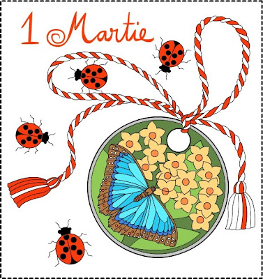 Nicole's Free Coloring Pages: 1 Martie Martisor * Coloring Spring ...