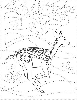 Nicole's Free Coloring Pages: Dear to me! Deer * coloring pages