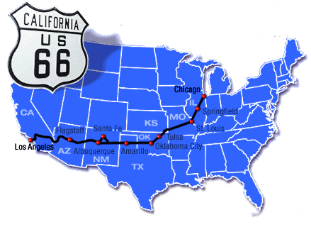 Travel Lovers: U.S. Route 66
