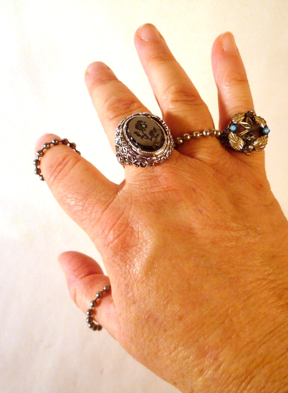 Mich L. in L.A.: Silly and fun, a cute ring you can make right now.