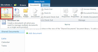 Document Sets - SharePoint 2010 - Part 1