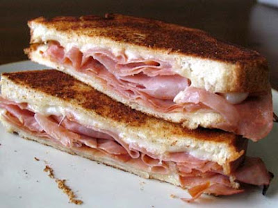 just that good ...: Grilled Ham & Swiss