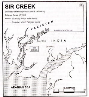 civil service examination preparation through MAPS: India - Sir Creek