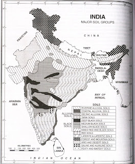 civil service examination preparation through MAPS: India - Major soil ...