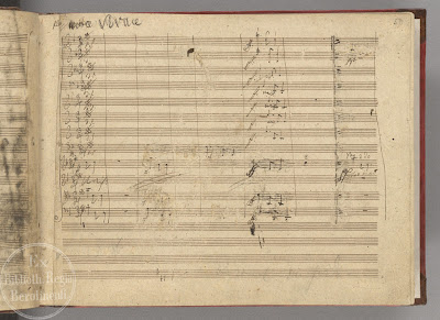The Daily Beethoven: 8/16 The 9th Symphony Autograph Manuscript