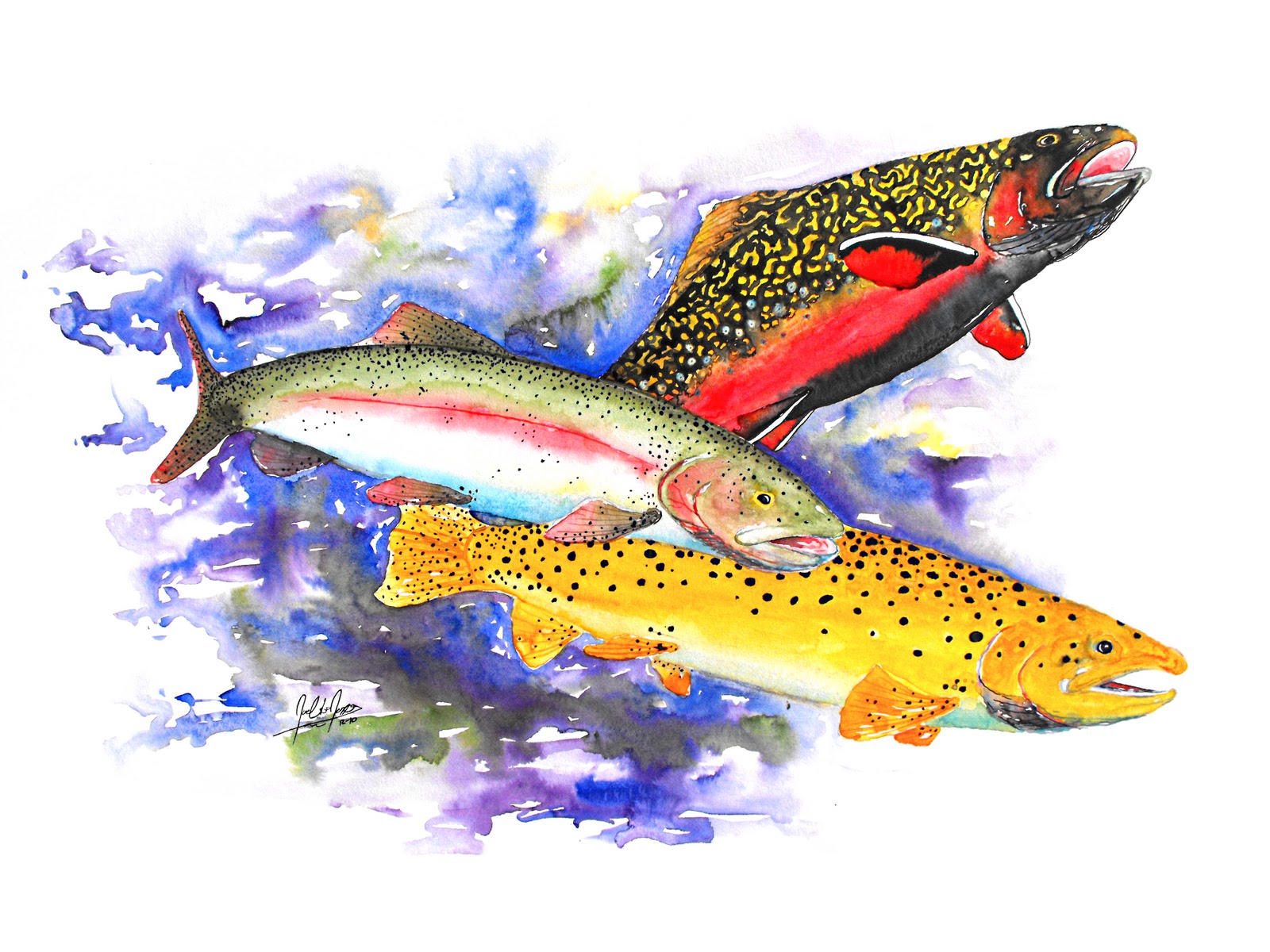 A Year On The Fly: Tenkara Sketch & a Different Kind Of 3 Kings