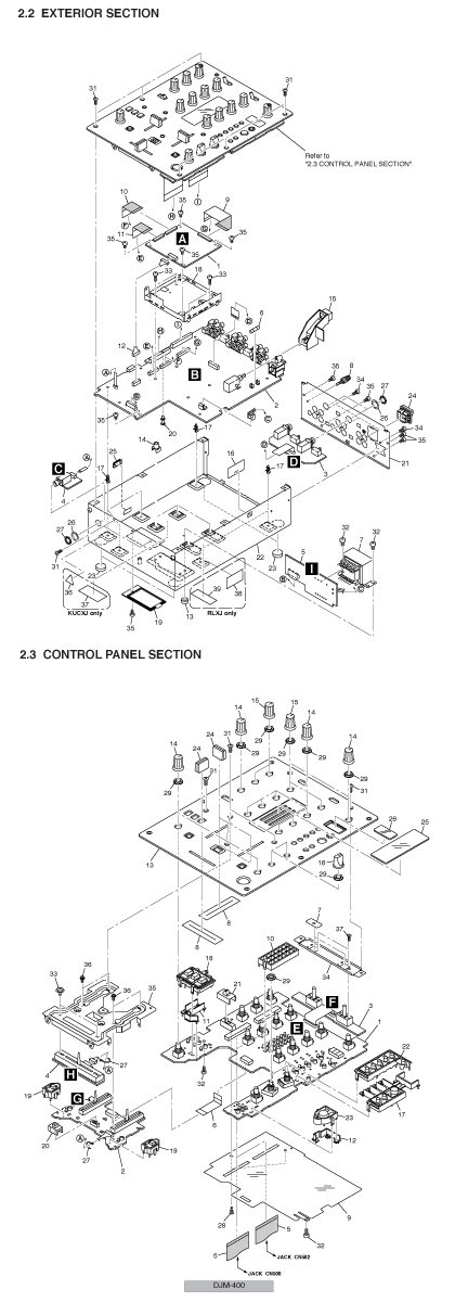 Faac 400 Exploded View Operator