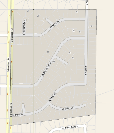 Peppermill Subdivision in Olathe, Kansas Real Estate Stats