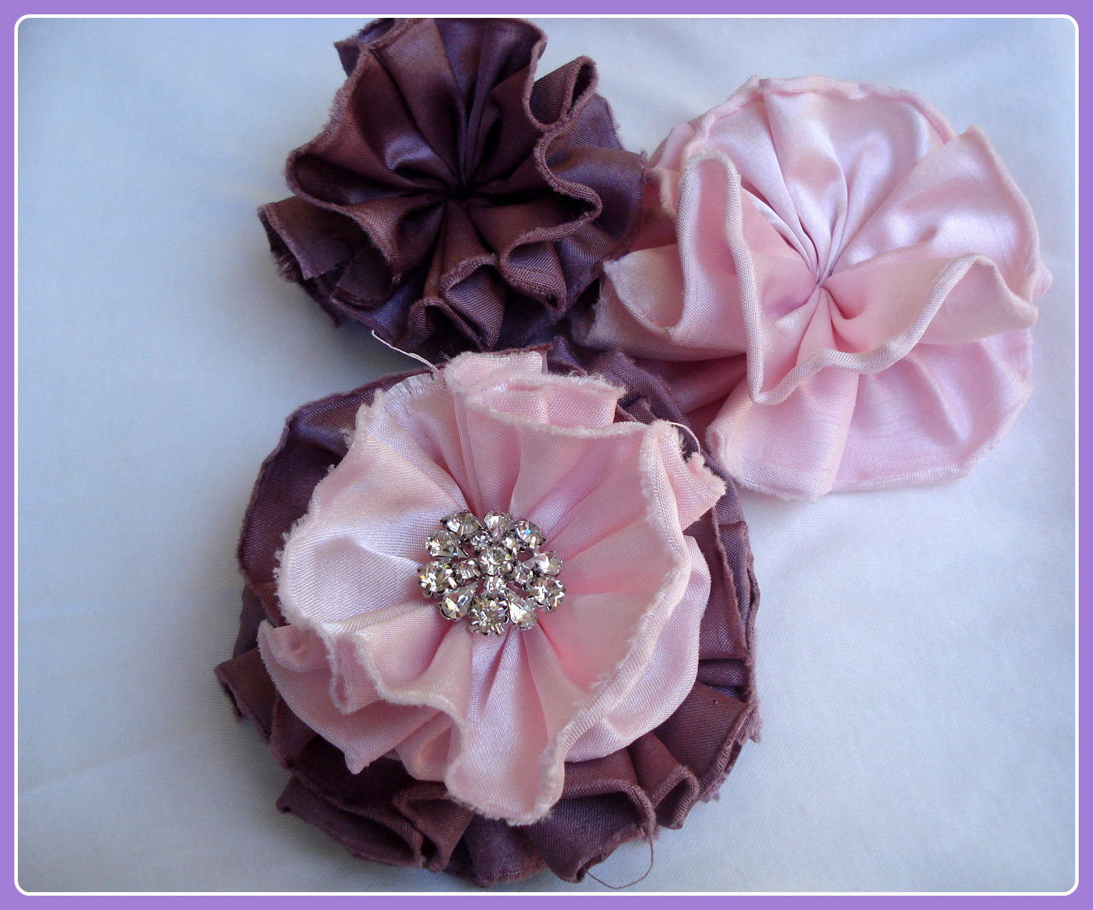 Style Me Classy: New fabric flower design