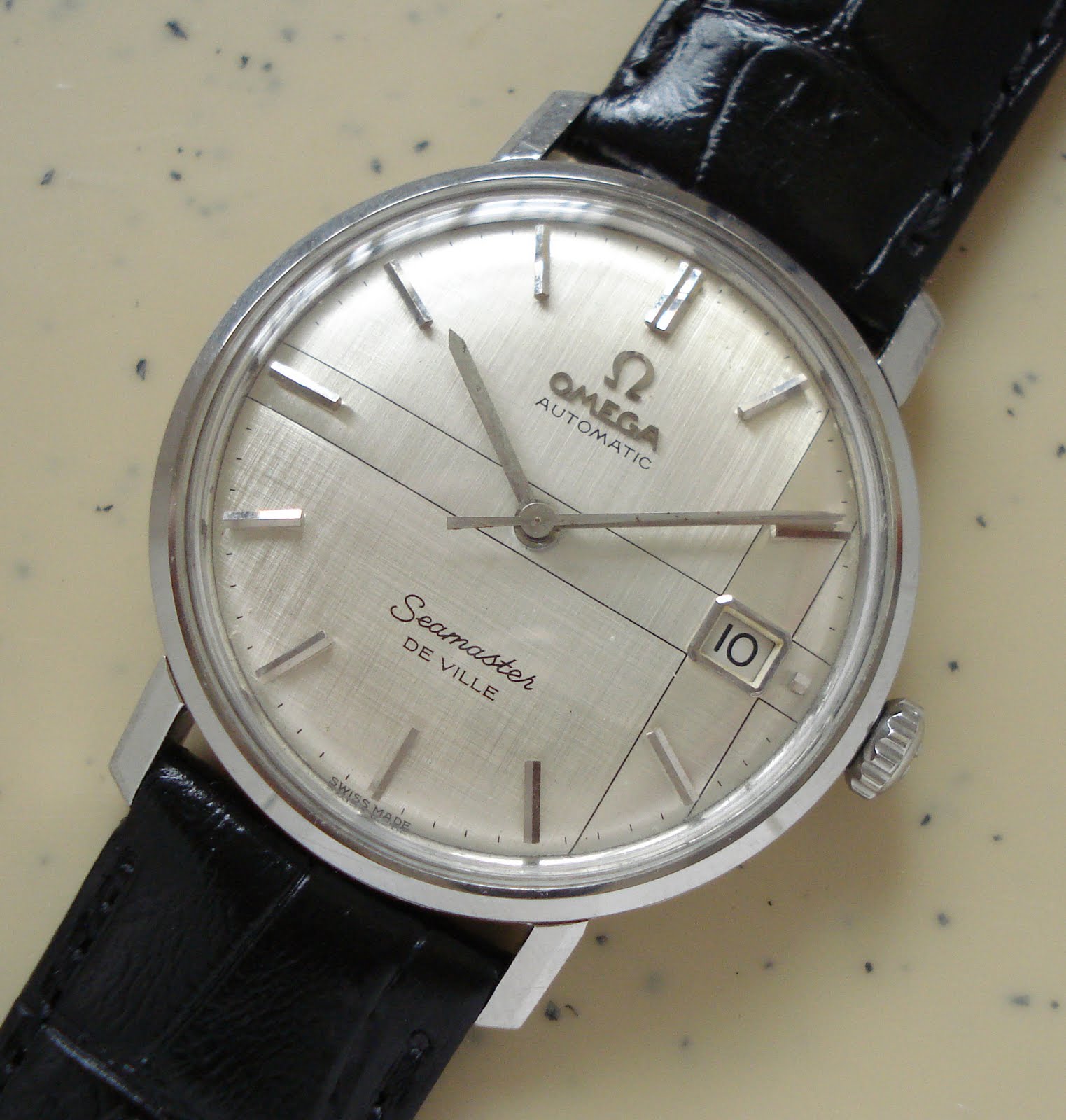 omega deville stainless steel watches