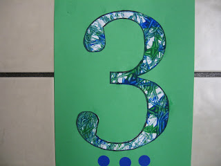 Little Fingers Big Dreams: Number Crafts: Three (and Birthday)