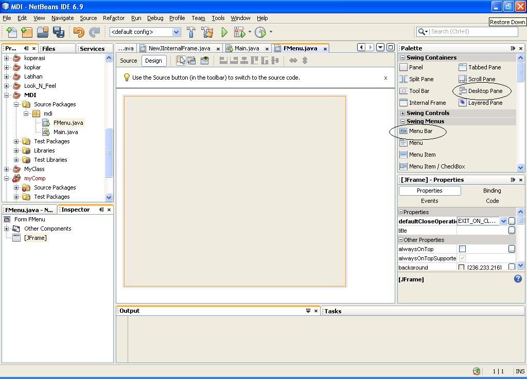 cara membuat mdi form di netbean ~ SELAMAT DATANG