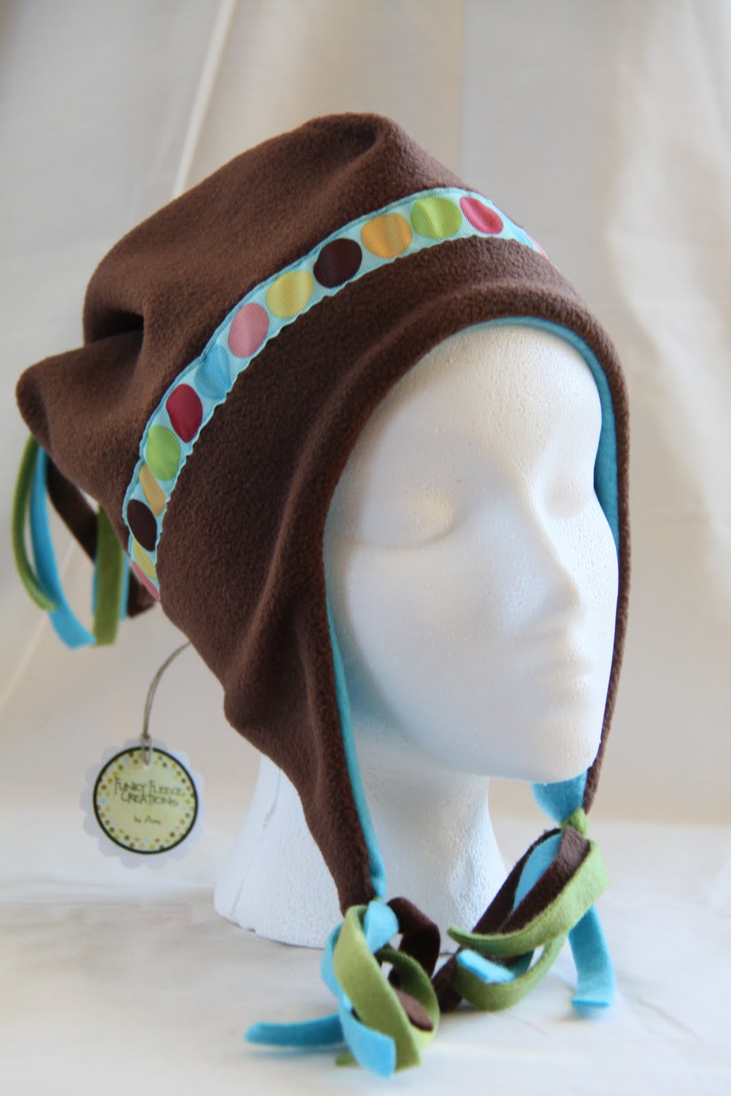 Amy's Funky Fleece: Chullo- Ear Flap Stocking Cap