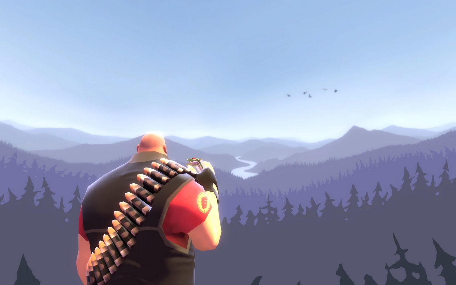 TF2 - Heavy Enjoying a Sandwich | 1 Wall A Day