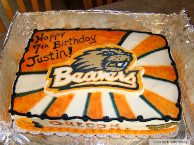 Southern Oregon Cake Decorator: Oregon State Beavers Cake