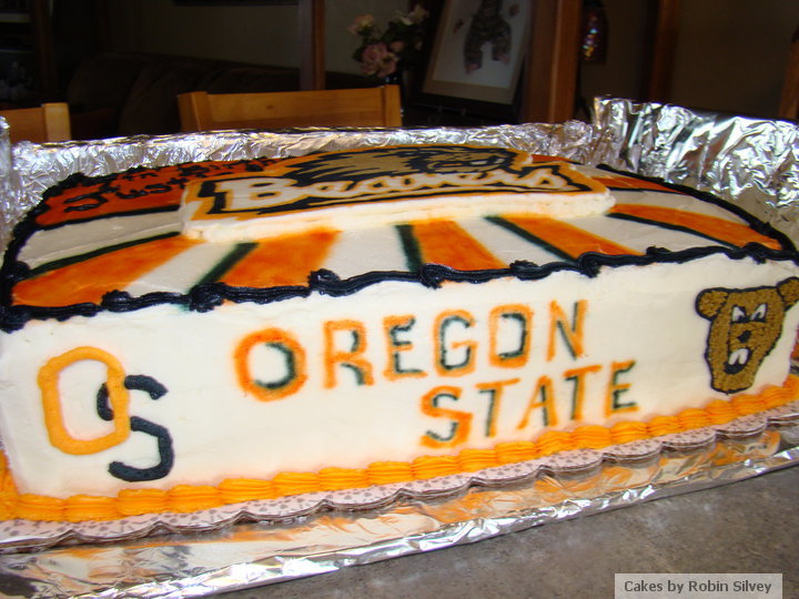 Southern Oregon Cake Decorator: Oregon State Beavers Cake