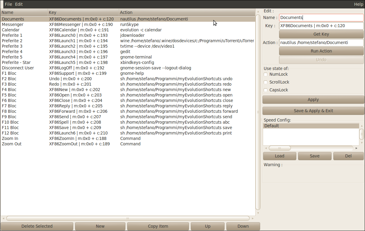 Stefano Bolli: Microsoft Wireless Comfort Keyboard 1.0a on Ubuntu Lucid Lynx 10.04
