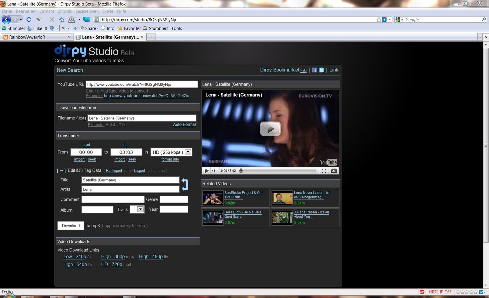 RainbowWwarrioR: Dirpy Studio