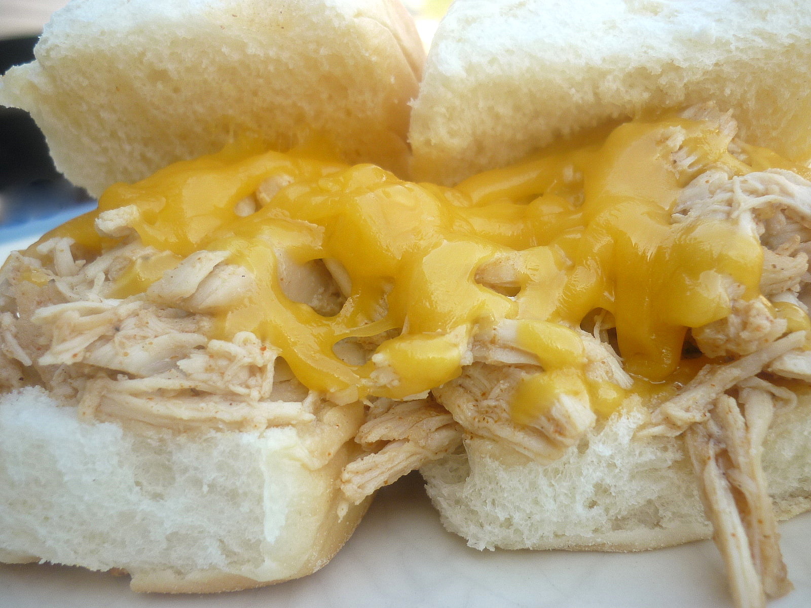 Pulled Chicken Sandwiches - Sprinkled with Flour