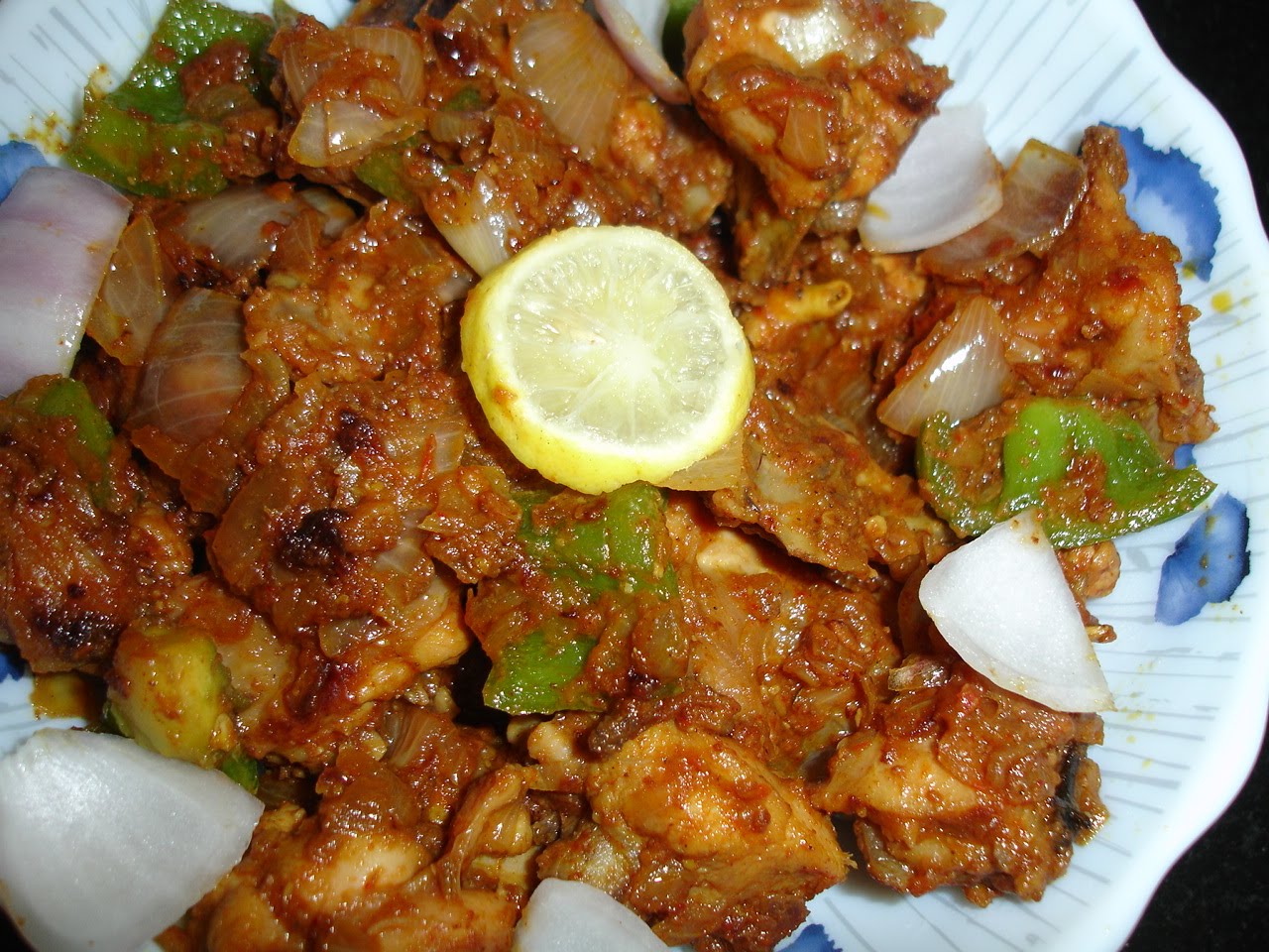 Seetha's Kitchen: Kadai Chicken