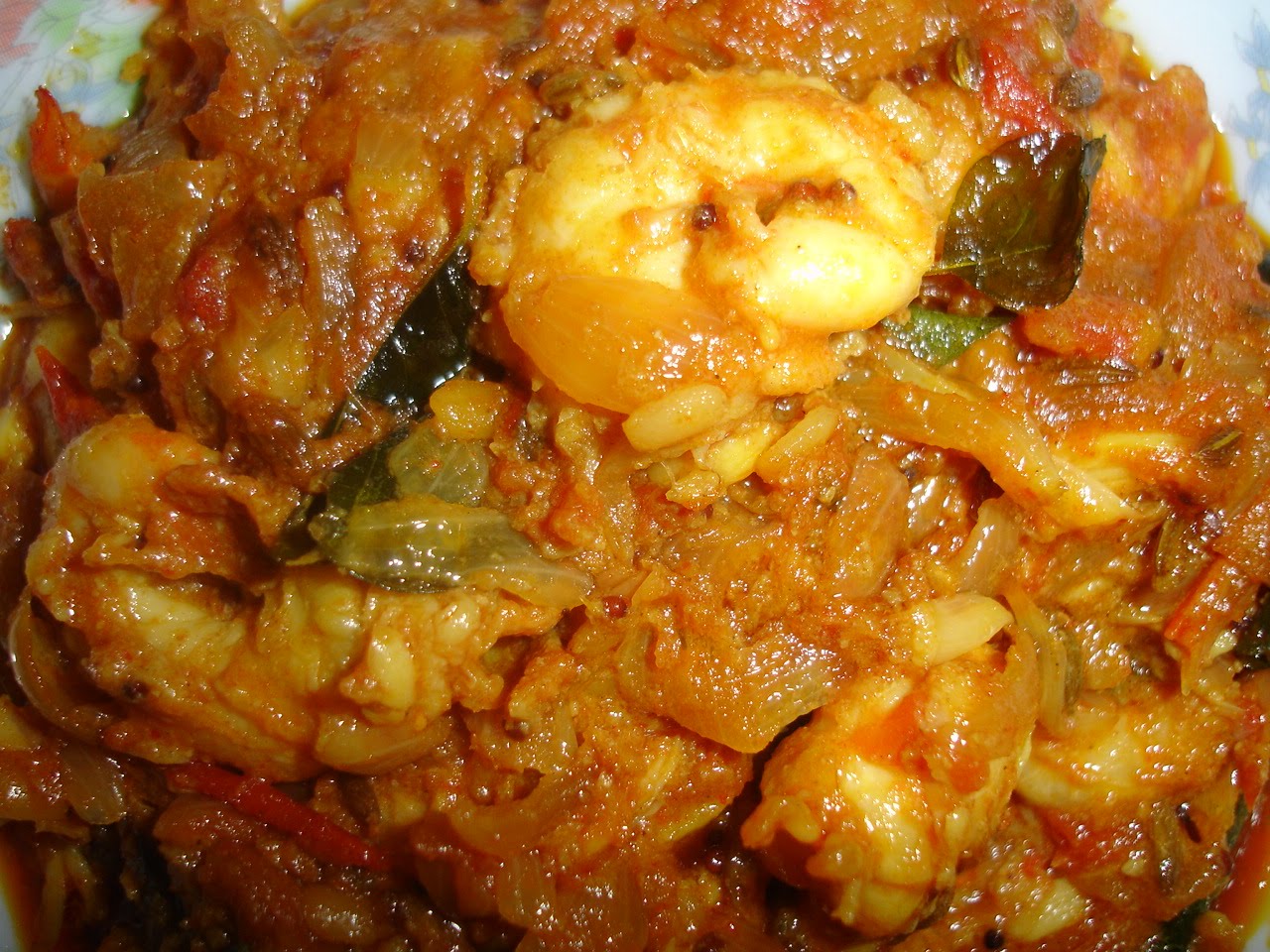 Seetha's Kitchen: Prawn Masala - Iral Thokku