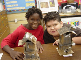 Zilker Elementary Art Class: Fourth Grade Haunted Houses: Spooky indeed!!