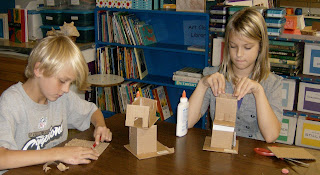 Zilker Elementary Art Class: Fourth Grade House Sculptures