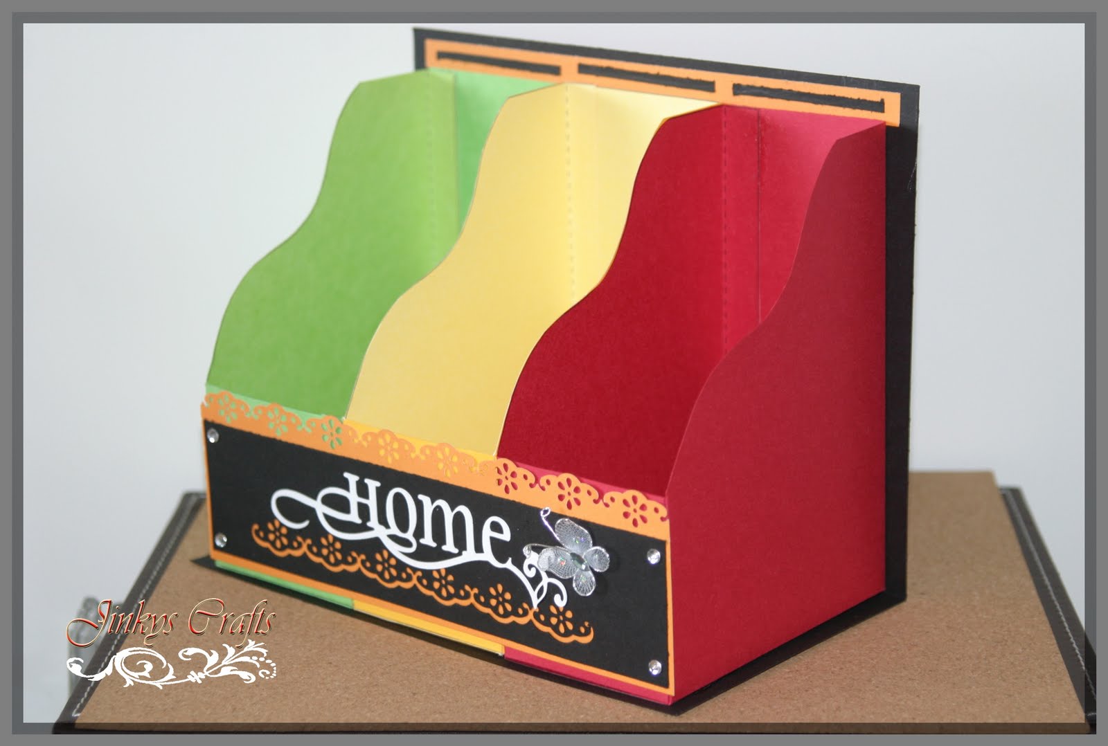 Jinky's Crafts & Designs: Card/Mini-Magazine File Holders