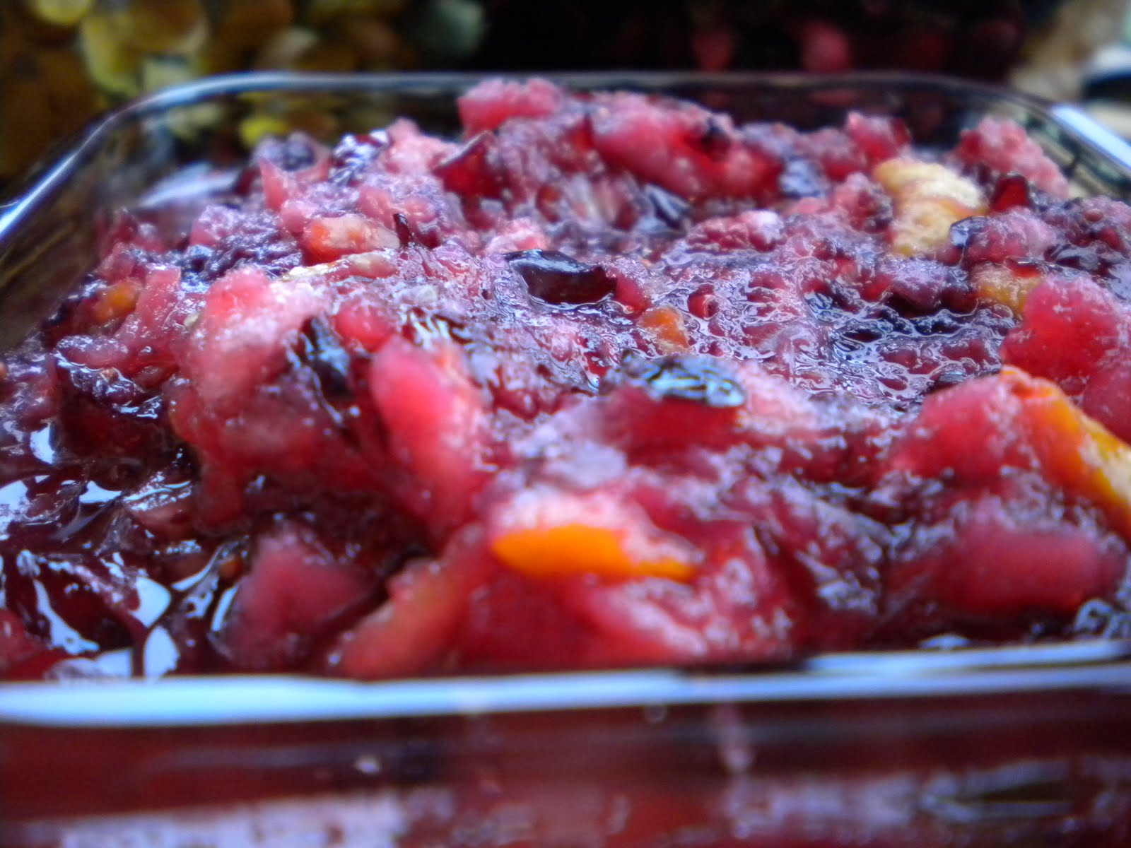 Mom Taught Us...: Cranberry Citrus Relish.