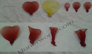 Home Art and Crafts: Stocking Rose Flowers | Flower Making | Home Crafts