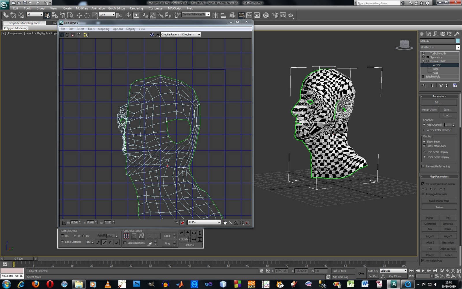 Virtual Environments: UVW mapping