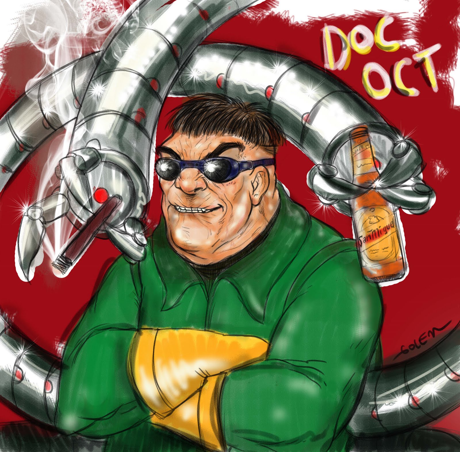 EL DIBUJANTE AFICIONADO: DOC OCTOPUS SKETCH