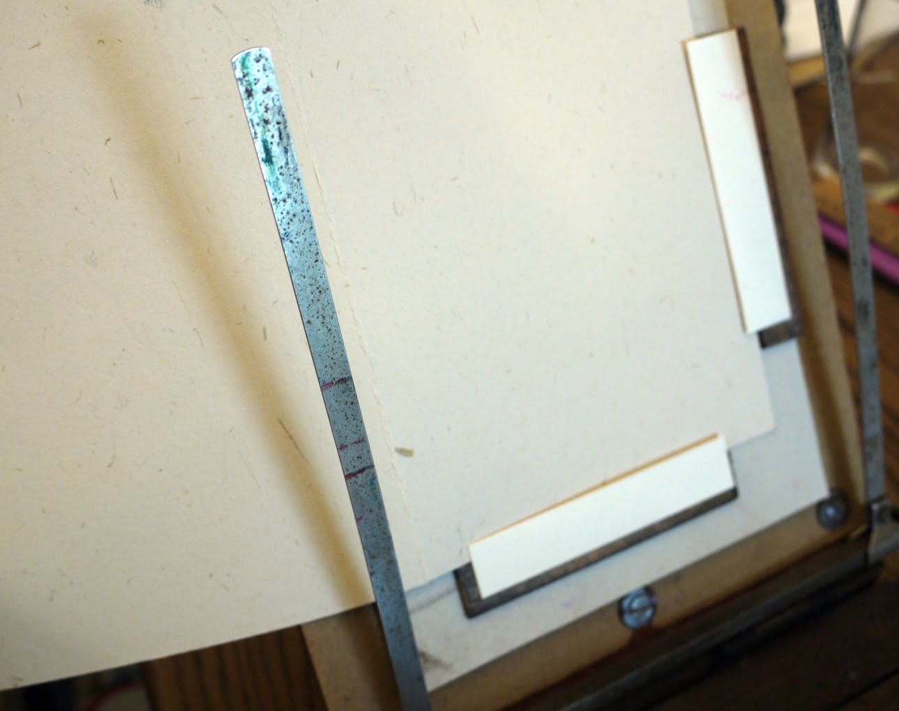 LETTERPRESS IN THE UK: Position and register with homemade lay gauges