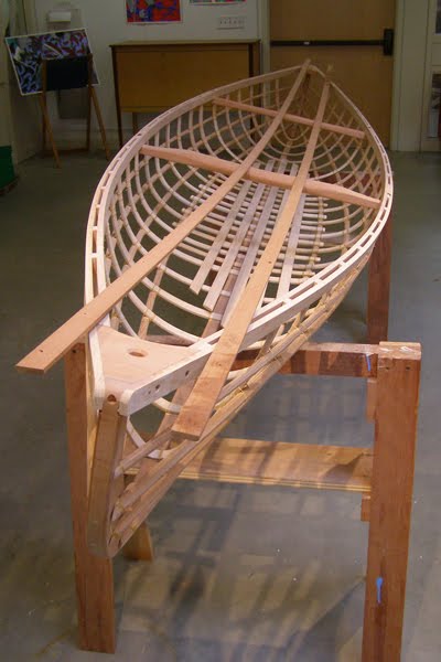 Sarum Skin-boat How-to: Coating the Frames