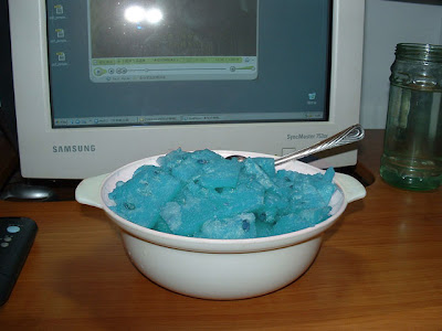 home made otaku: blue watermelon
