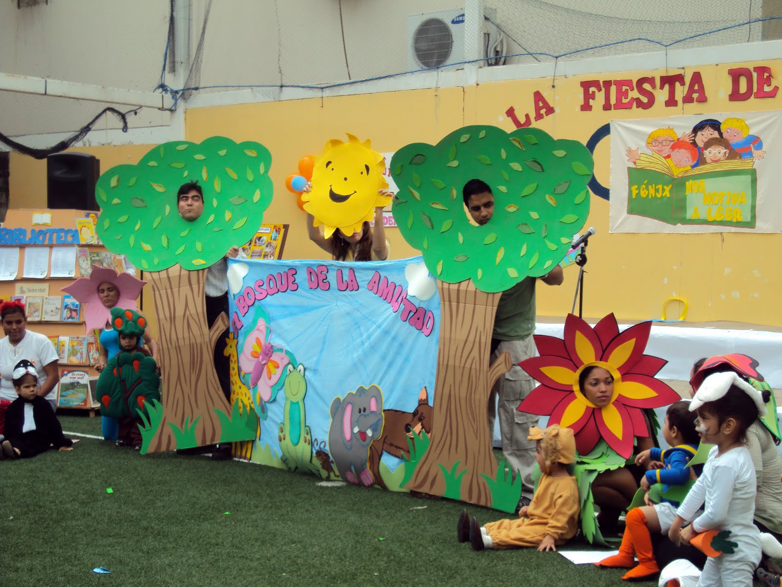 Escribiendo en el recreo: Fiesta de la Lectura