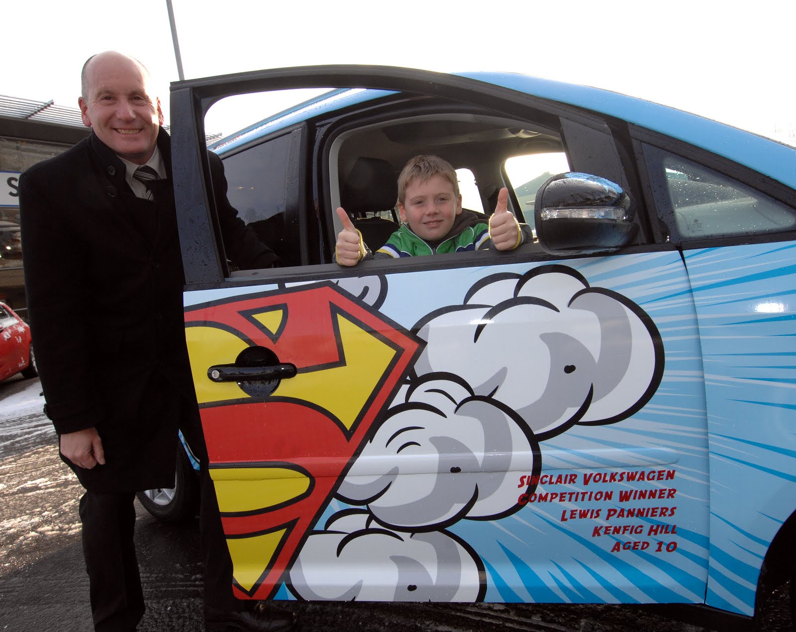 CONNECTIONS: YOUNGSTER DESIGNS A SUPERHERO CAR