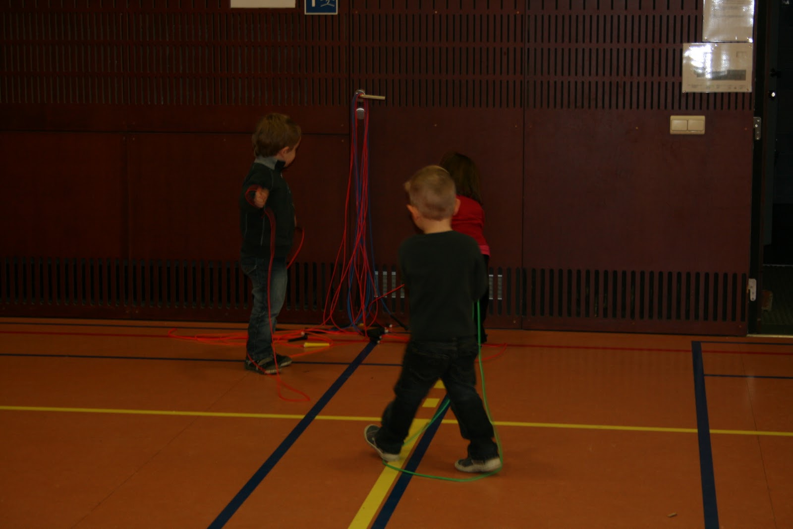 juf Barbara: turnen bij juf Mia