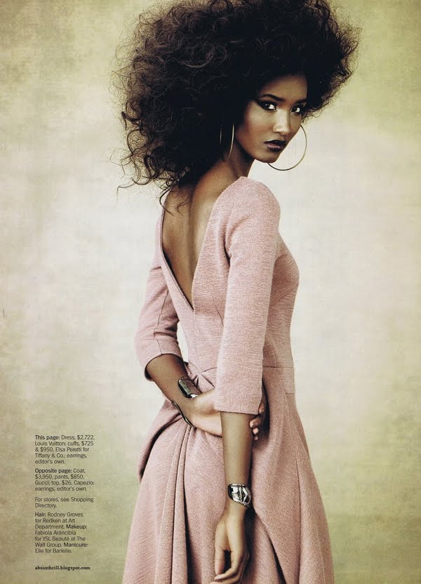 America’s Next Top Model Fatima Siad appears in Marie Claire July 2010 ...