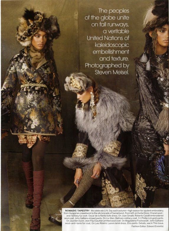 Steven Meisel's Nomad Editorial for Vogue September 2010 - Emily Jane ...