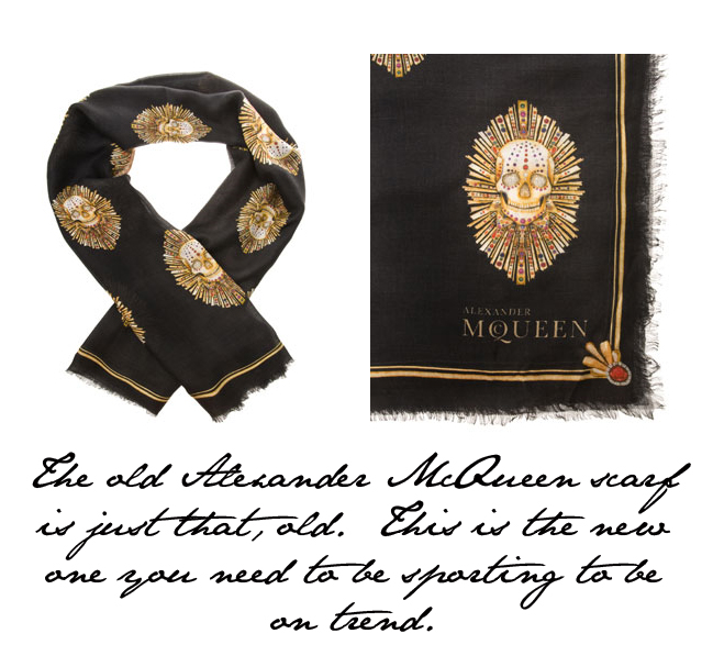 New McQueen Scarf design is a thing of true beauty... - Emily Jane Johnston