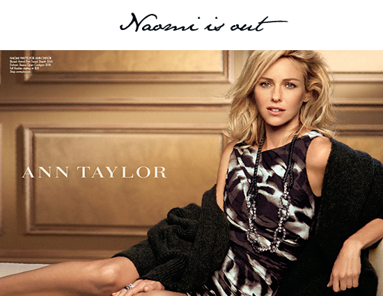 Heidi Klum returns as Ann Taylor model – Emily Jane Johnston