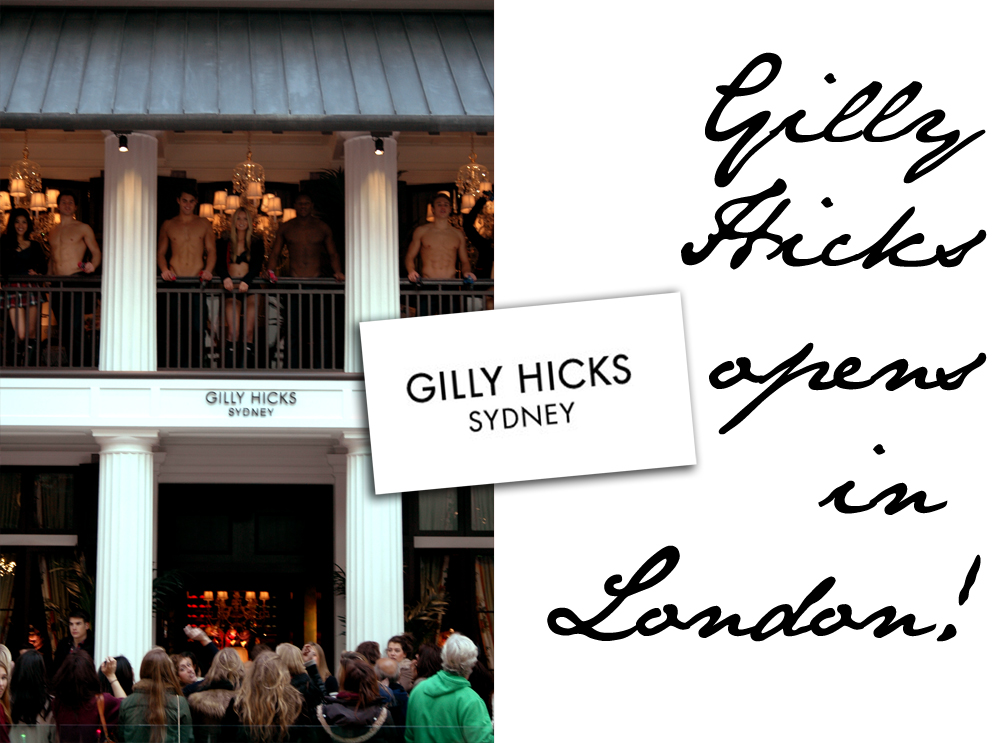 Gilly Hicks opens in London - Emily Jane Johnston