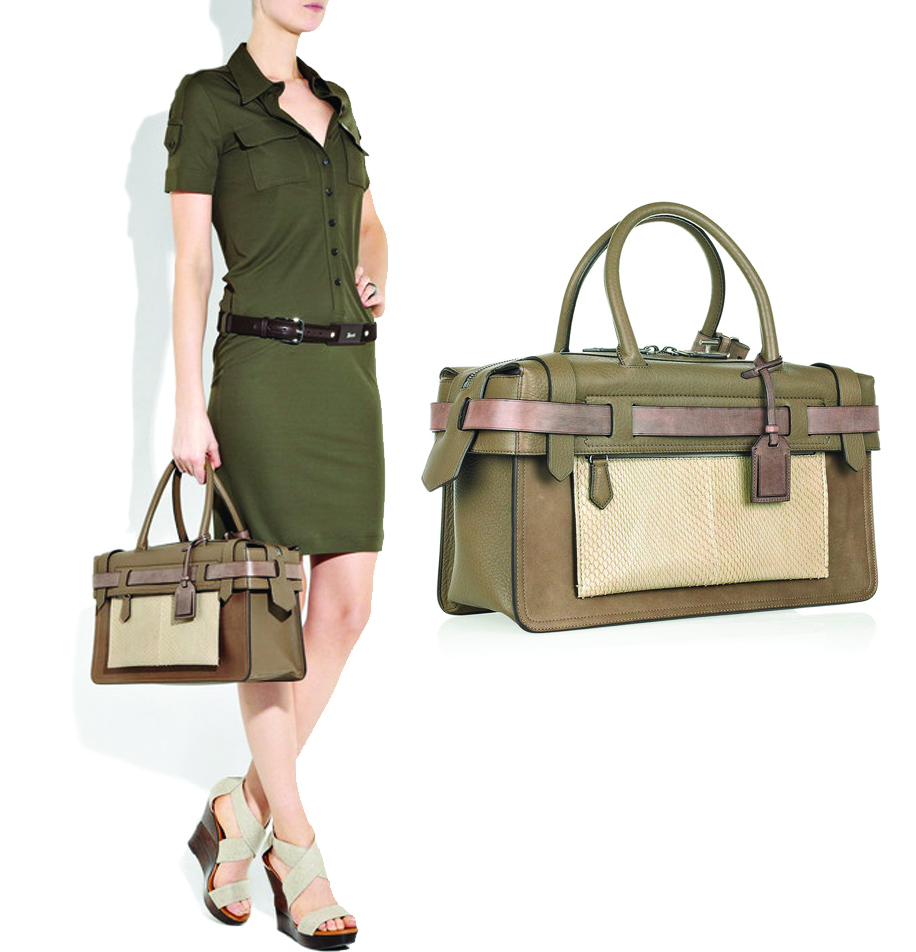 Daily Dream Bag: Reed Krakoff Inside Out Leather and Snakeskin Tote ...