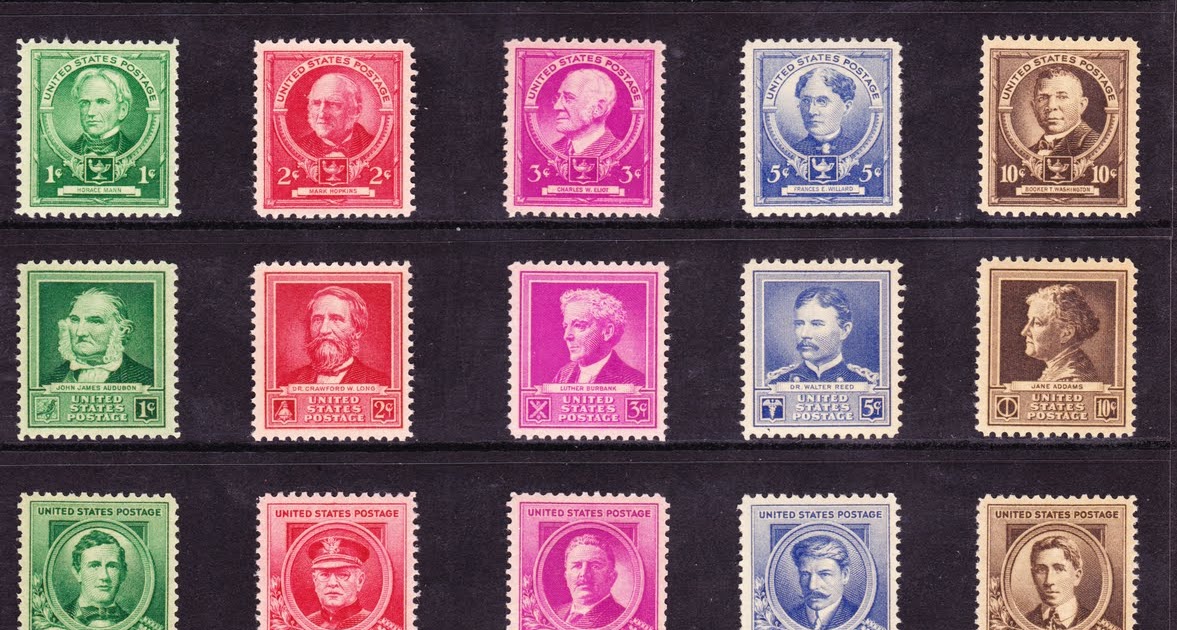 Public Domain Photos and Images: Famous Americans Series of 1940 ...