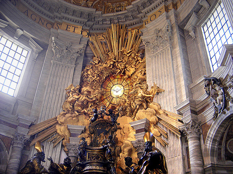 Public Domain Photos and Images: The Chair of Saint Peter (Cathedra Petri)